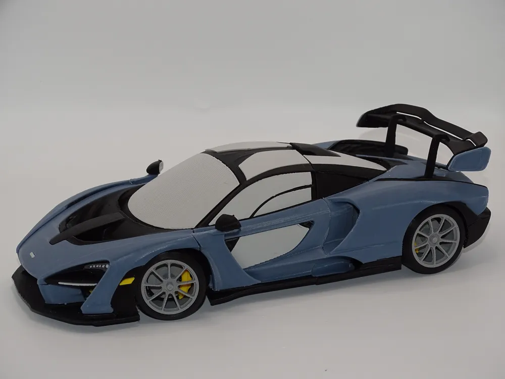 McLaren Senna w/ Steering Wheel 1:19 Scale - Free 3D Print Model ...