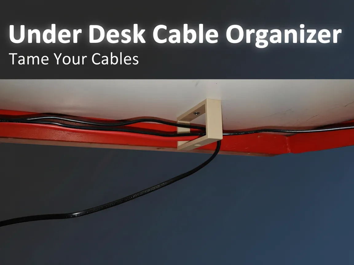 Under desk cable organizer Shuko compatible - Free 3D Print Model ...
