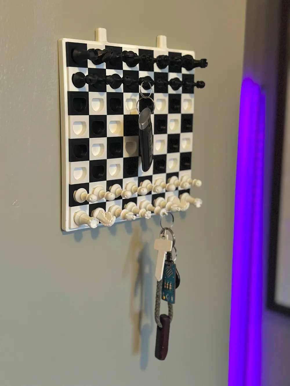 Chess Set Key Hanger by Gray Matter MakerWorld: Download Free 3D Models