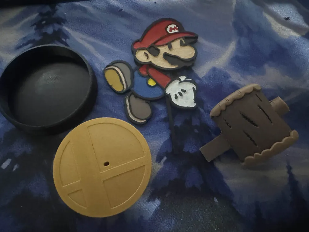 amiibo Paper Mario ! - Modèle d'Impression 3D Gratuit - MakerWorld