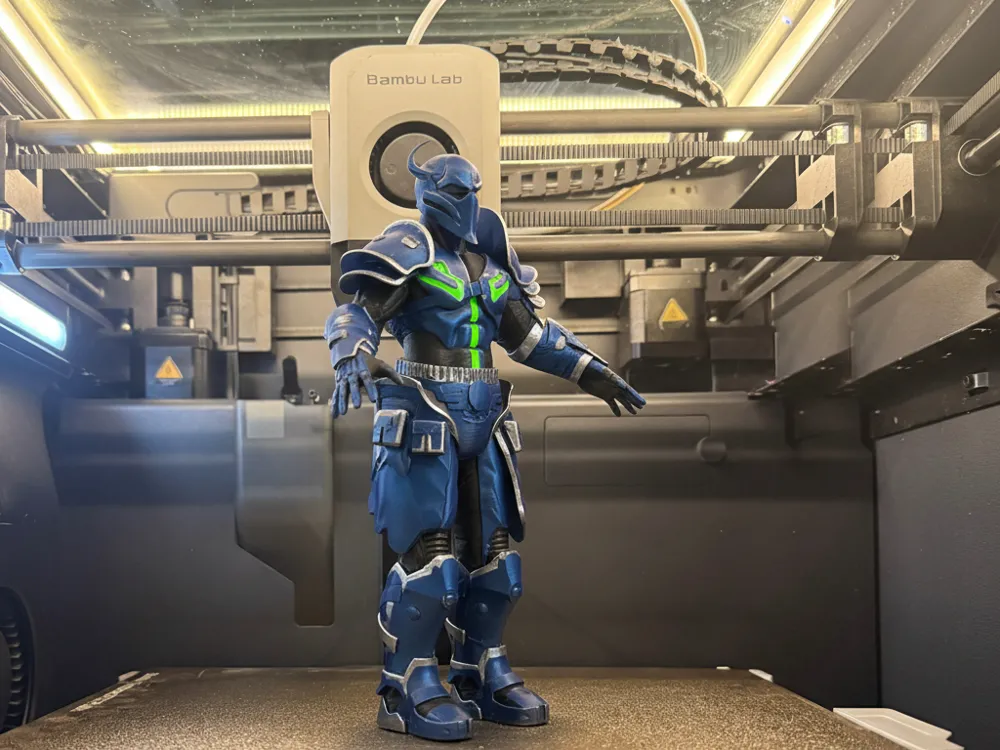 Futuristic Gladiator - Free 3D Print Model - MakerWorld