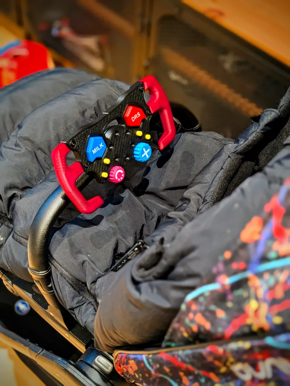 Ultimate F1 Steering Wheel for Strollers - Free 3D Print Model - MakerWorld