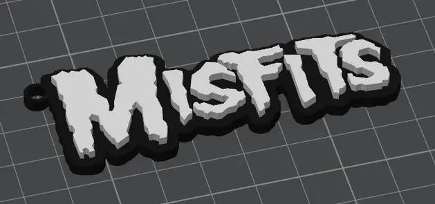Misfits Keychain by metalheadprinting MakerWorld: Download Free 3D Models