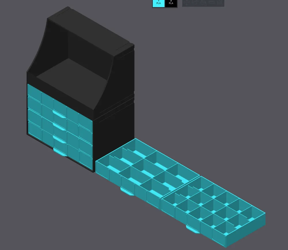 StackBox Modular Storage w/ Gridfinity Dawers by Username32 MakerWorld ...