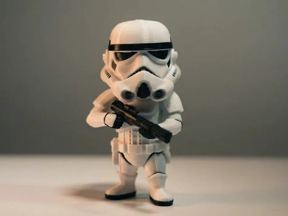 Imperial Stormtrooper - Mini Action Figure - Free 3D Print Model ...