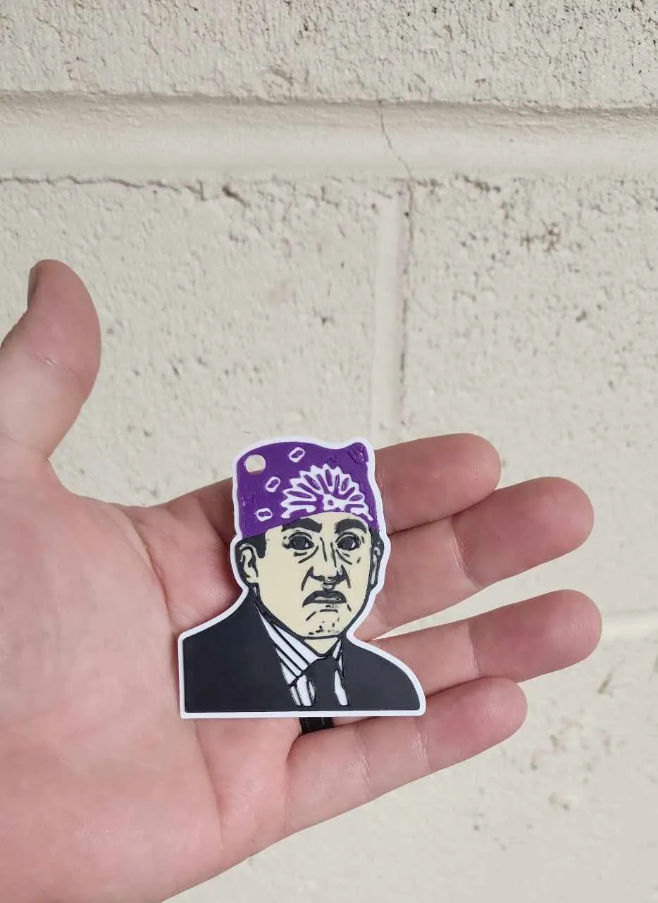 Prison Mike Keychain - The Office by TriDimension Printworks - MakerWorld