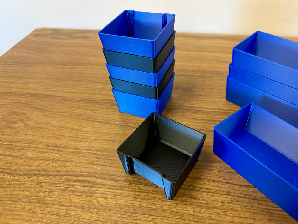 STACKABLE DRAWER ORGANIZERS, CONTAINERS - Free 3D Print Model - MakerWorld