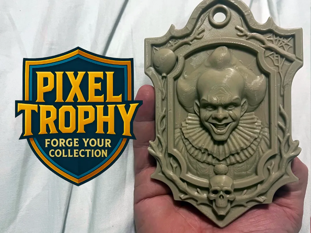 Pixel Trophy – Pennywise (IT) by Lancilnove MakerWorld: Download Free ...