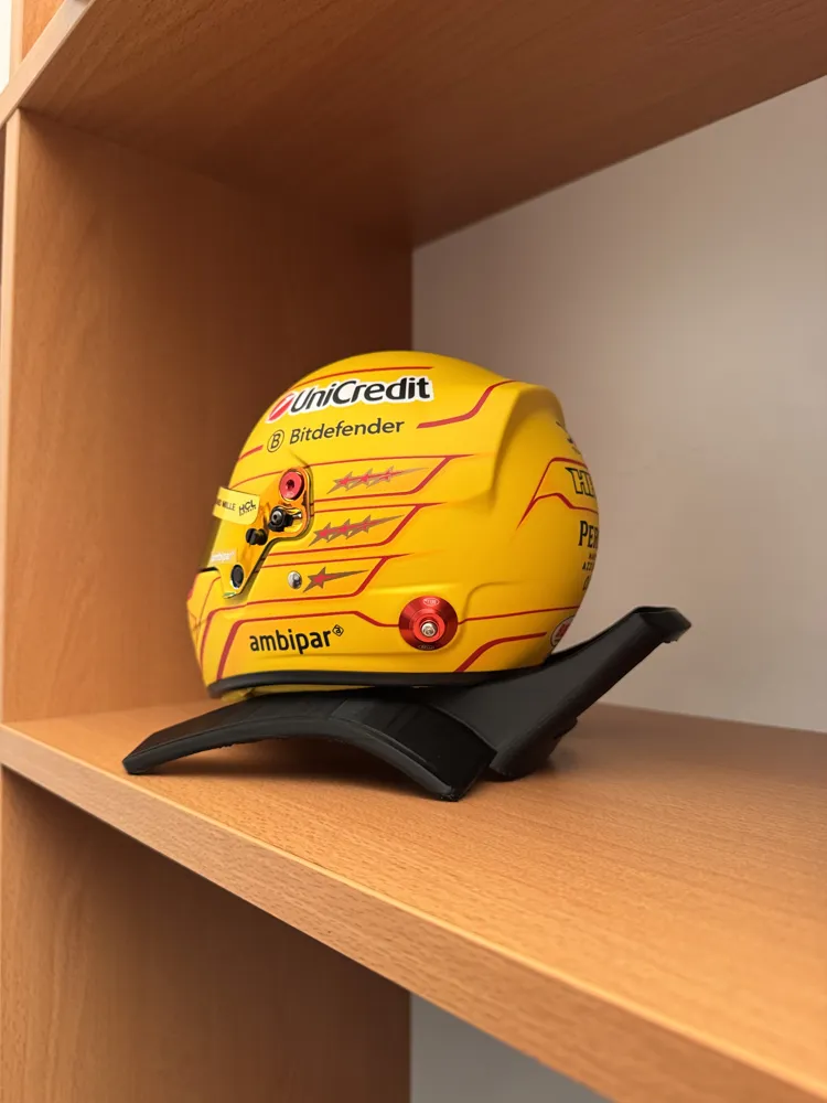 CASQUE MINI F1 HANS - ÉCHELLE 1:2 (SUPPORT) - Modèle d'Impression 3D ...