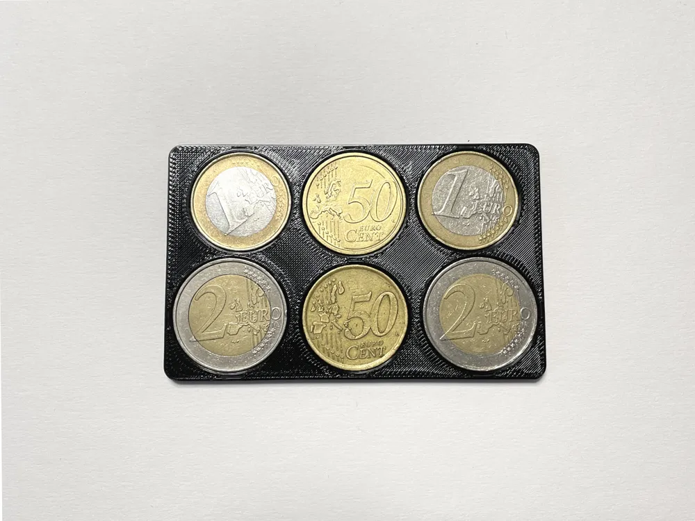 Credit Card Euro Coins Holder by mirabatek - MakerWorld