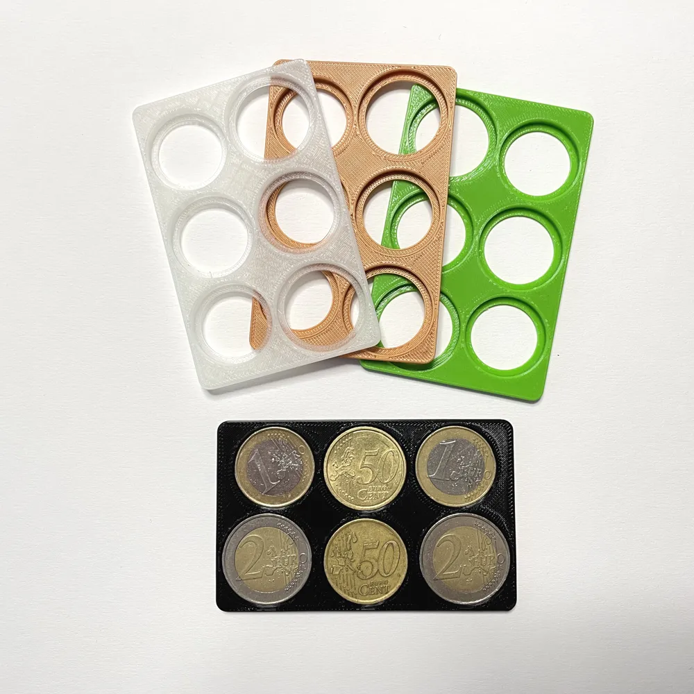 Credit Card Euro Coins Holder by mirabatek - MakerWorld