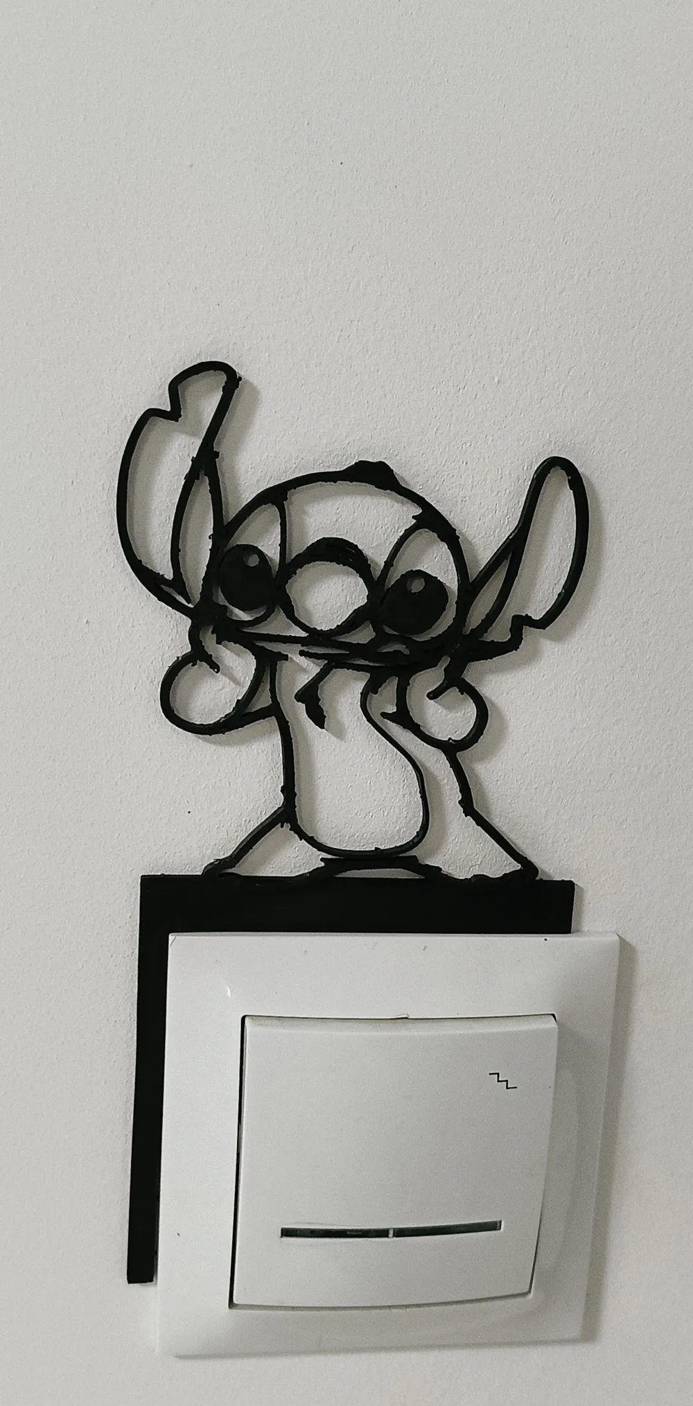 Stitch light switch decor - Free 3D Print Model - MakerWorld