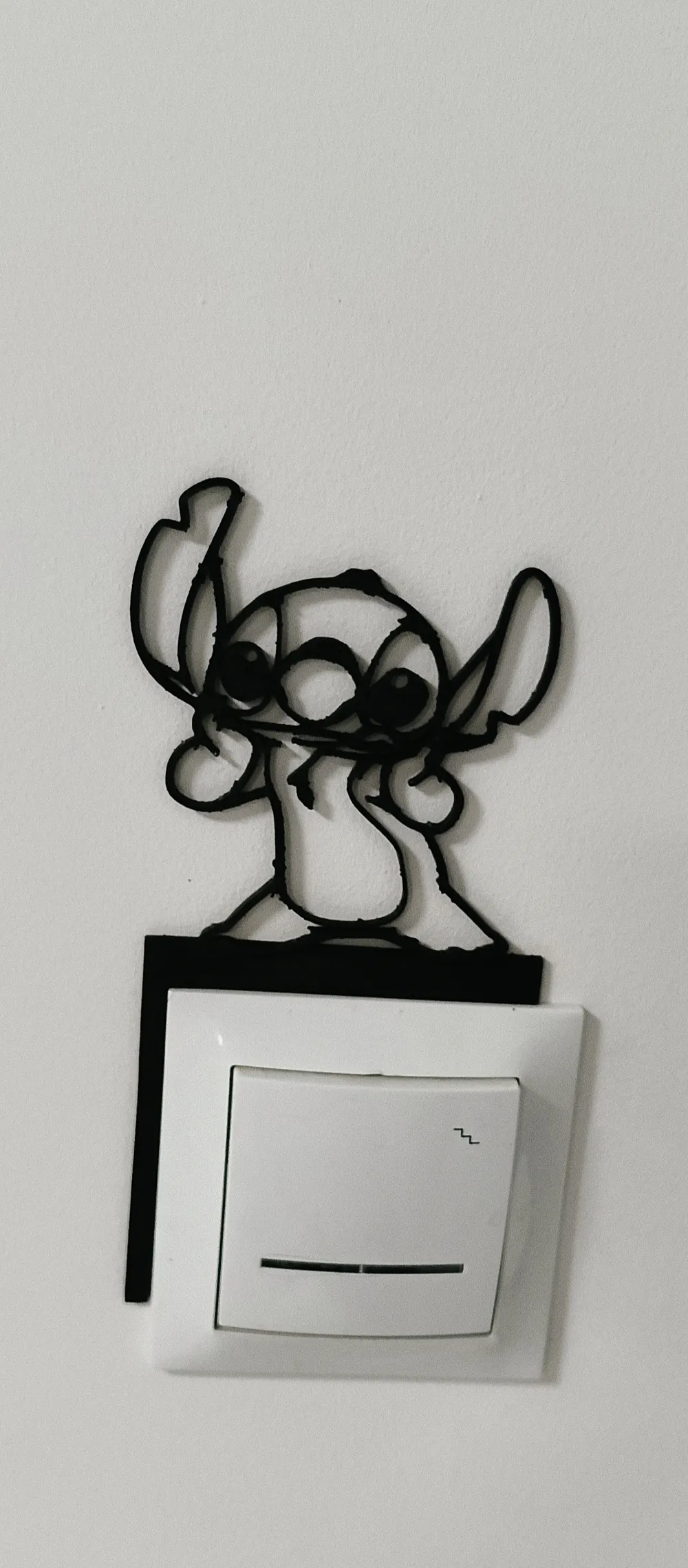 Stitch light switch decor - Free 3D Print Model - MakerWorld