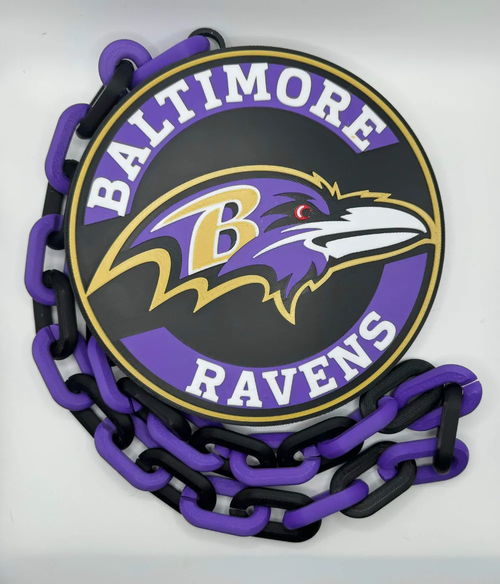 Baltimore Ravens Sports Chain by Billrobland - MakerWorld