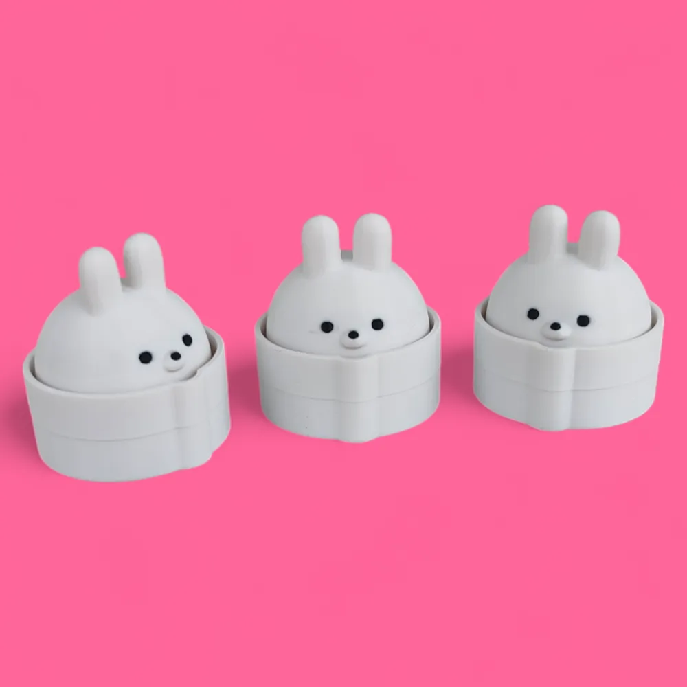 Puffy Bunny Clicker - Free 3D Print Model - MakerWorld