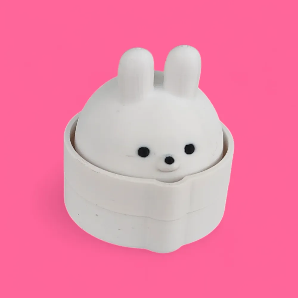 Puffy Bunny Clicker - Free 3D Print Model - MakerWorld