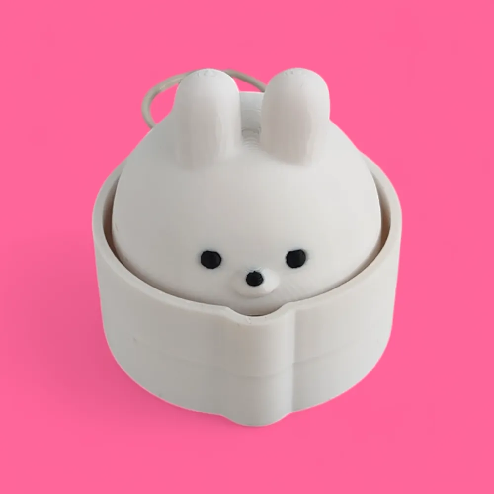 Puffy Bunny Clicker - Free 3D Print Model - MakerWorld