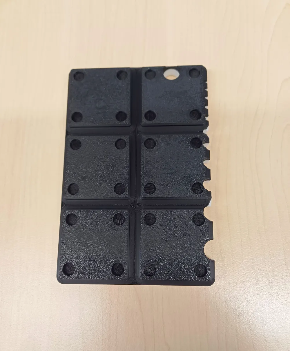 Screw Bolt Nut Pitch Thread Measuring Tool M1-M10 - Free 3D Print Model ...