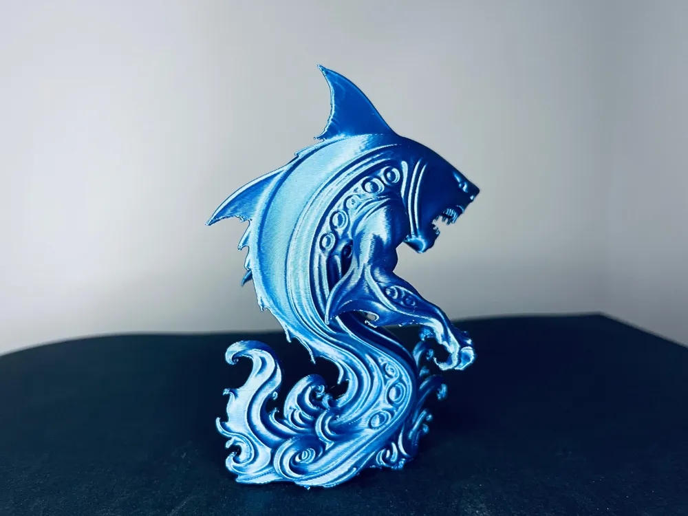Shark sea creature statute - Free 3D Print Model - MakerWorld