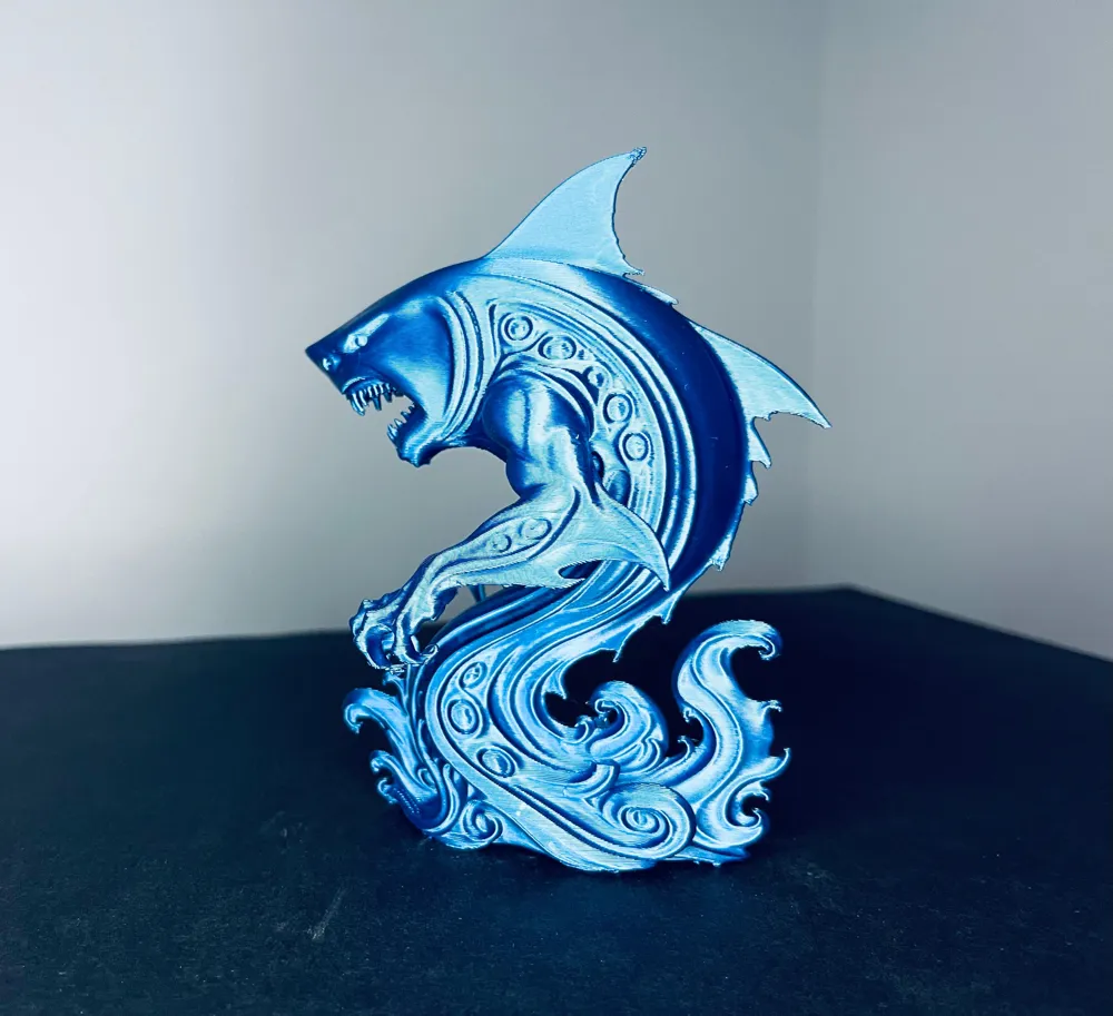 Shark sea creature statute - Free 3D Print Model - MakerWorld