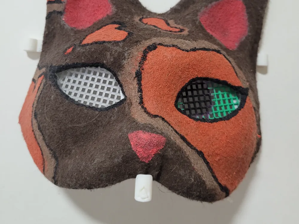 Therian Mask Wall Mount - Free 3D Print Model - MakerWorld