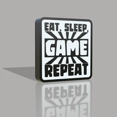 Fortnite eat sleep fortnite repeat by Ts3D - MakerWorld