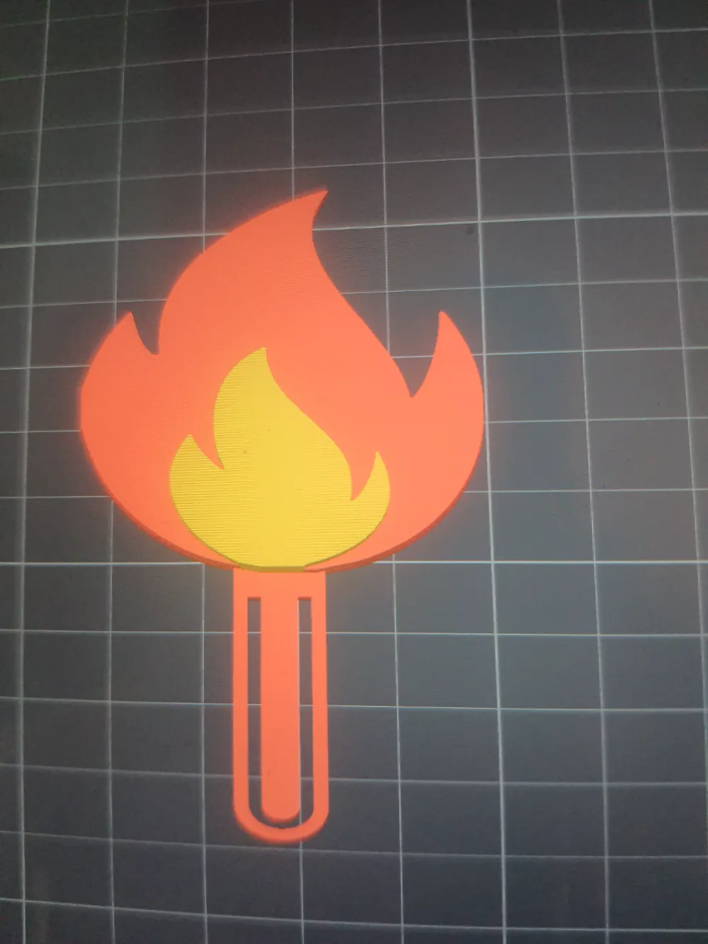 Flame bookmark by DMG MakerWorld: Download Free 3D Models