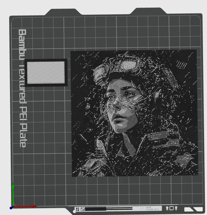 HueForge - Woman of the Future by Dukonedev - MakerWorld