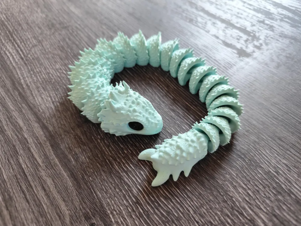 Articulated Dragon Snake - Free 3D Print Model - MakerWorld