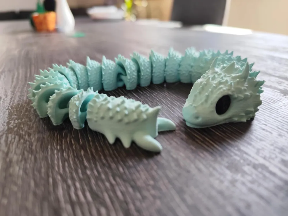Articulated Dragon Snake - Free 3D Print Model - MakerWorld