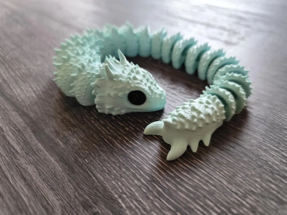 Articulated Dragon Snake - Free 3D Print Model - MakerWorld