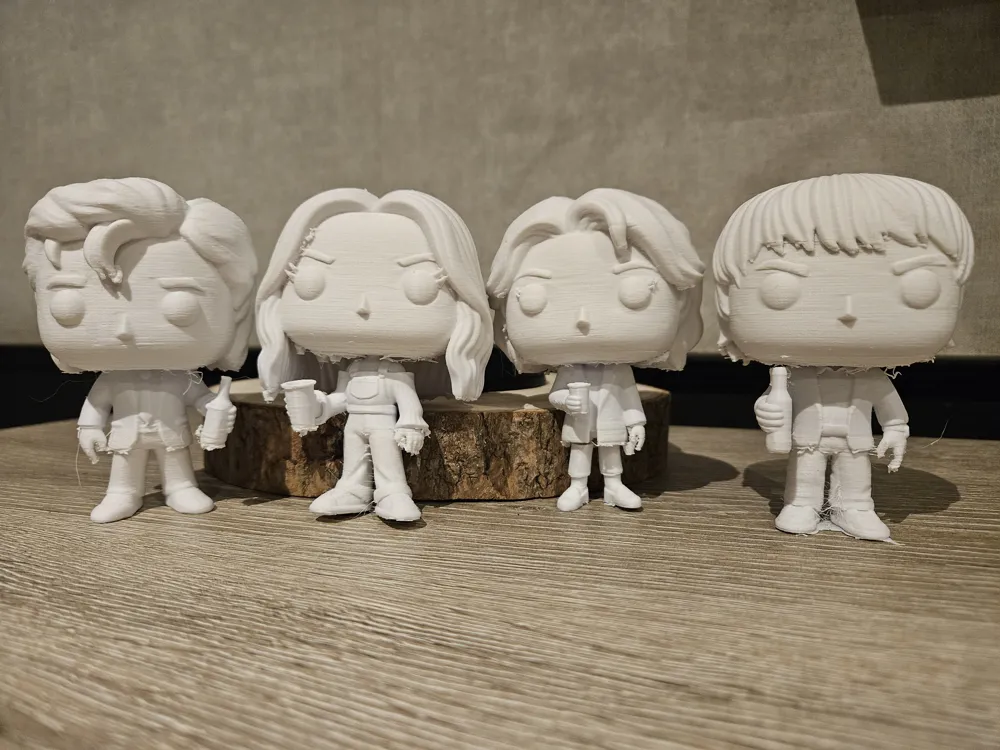 Stranger Things Dachszene Chibis – Kostenloses 3D-Druckmodell – MakerWorld