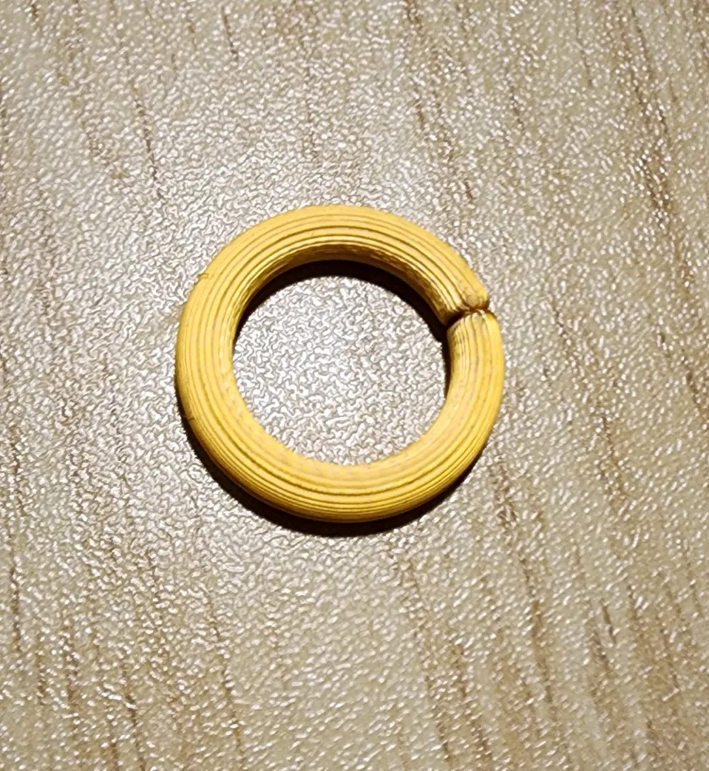 O ring link charm connector for Cuban chain - Free 3D Print Model ...