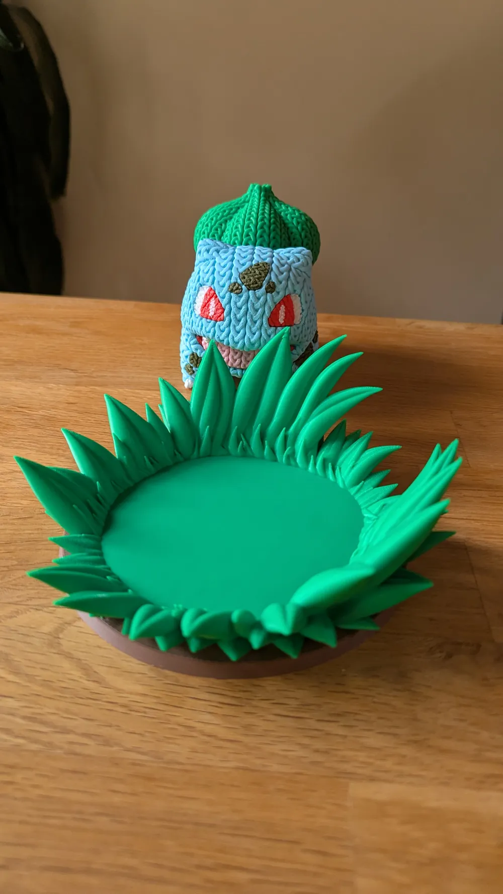 Pokemon Leaf Diorama for Knitted Bulbasaur Figure - Free 3D Print Model ...