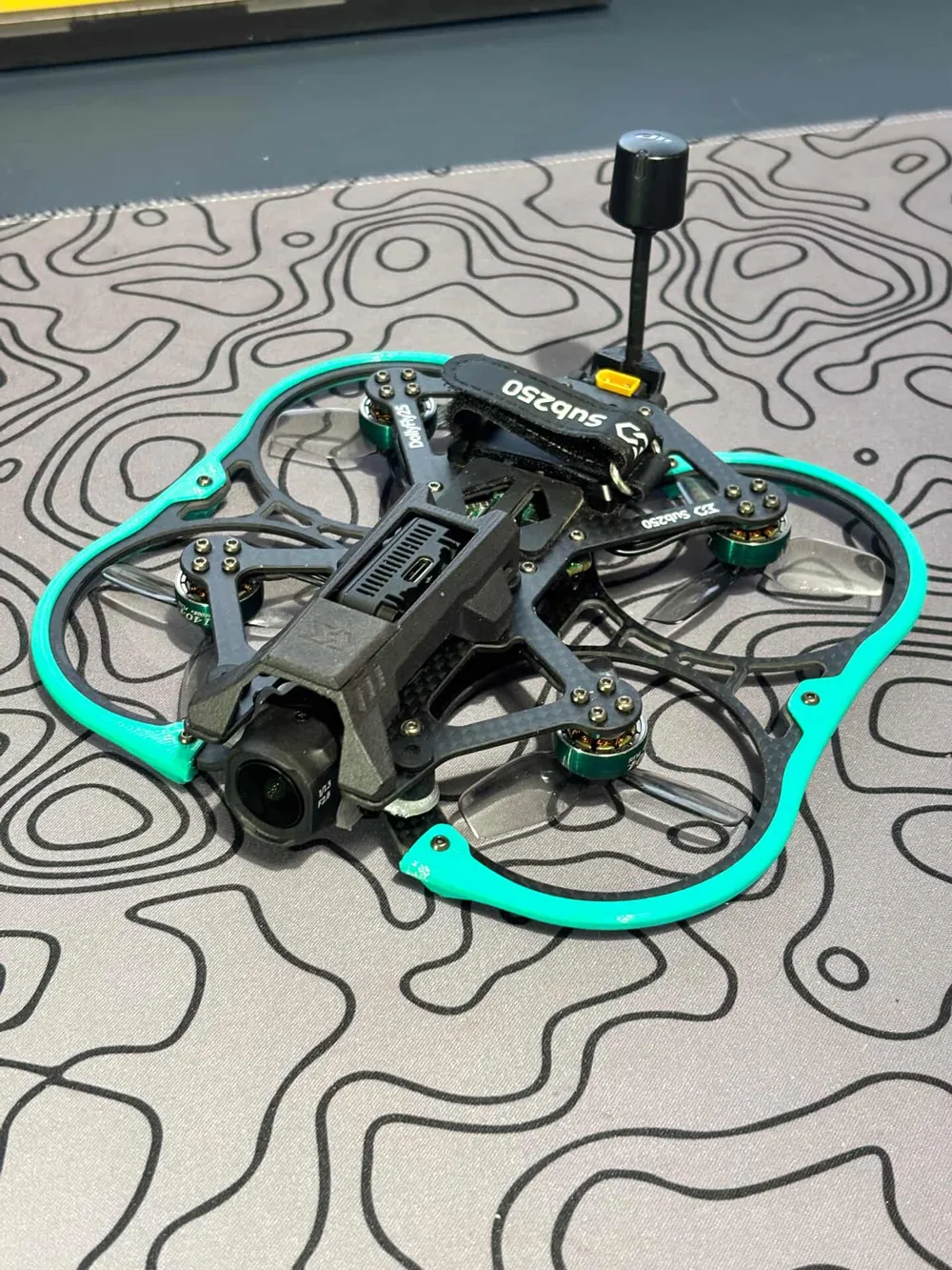 Sub250 Dollyfly25 DJI O4 Pro 支架 - 免费 3D 打印模型 - MakerWorld