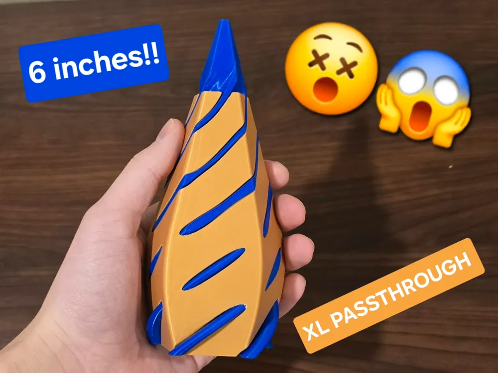 XL impossible spiral passthrough fidget (big) by udj studios MakerWorld ...