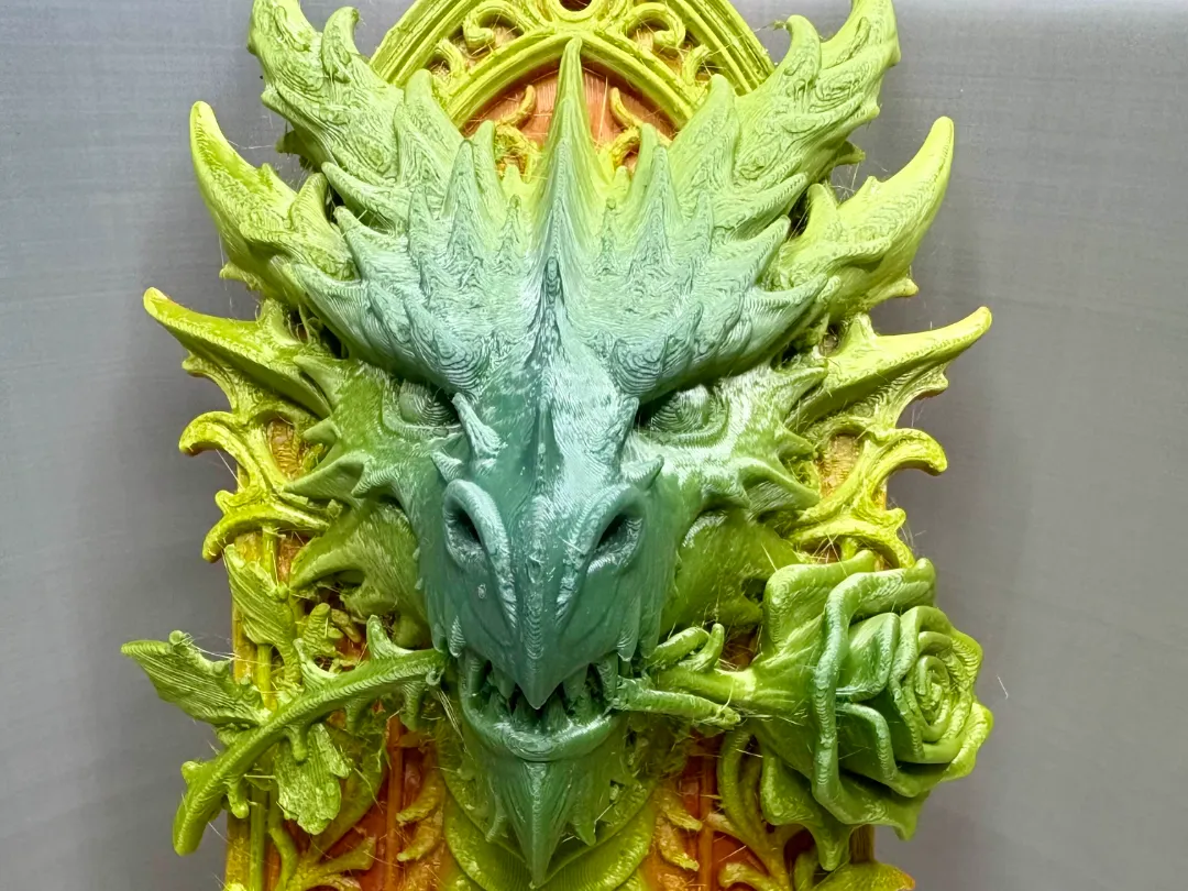 Rose-Thorn Dragon Crest by Dalren Kaldulren MakerWorld: Download Free ...
