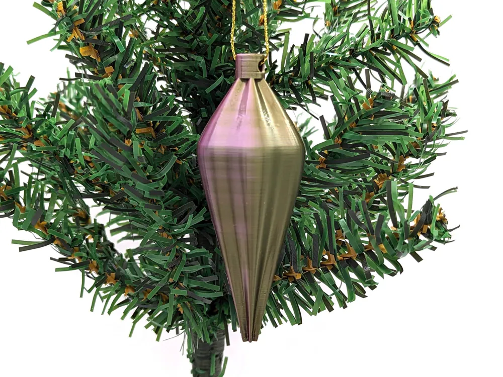 Teardrop Christmas Tree Ornaments - Free 3D Print Model - MakerWorld