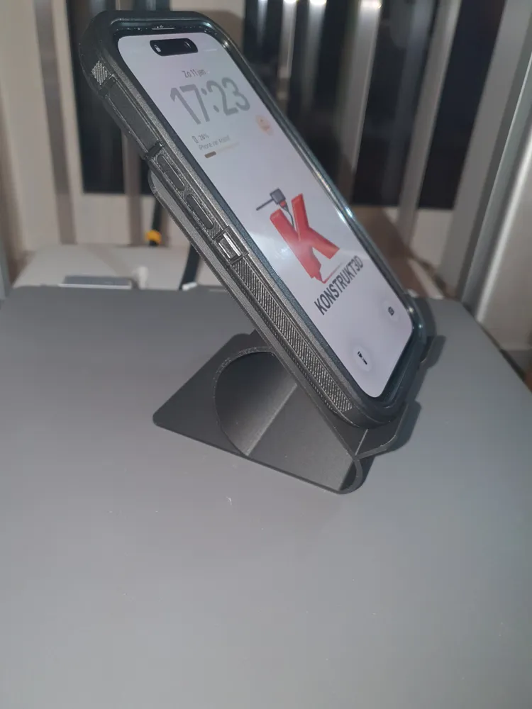 Minimalistic Phone Stand - Free 3D Print Model - MakerWorld
