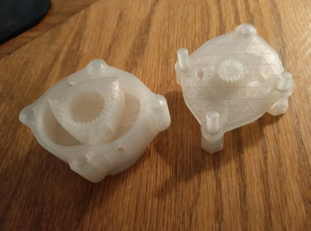 Working Air-powered Wankel Rotary Engine Remixed by gab - MakerWorld