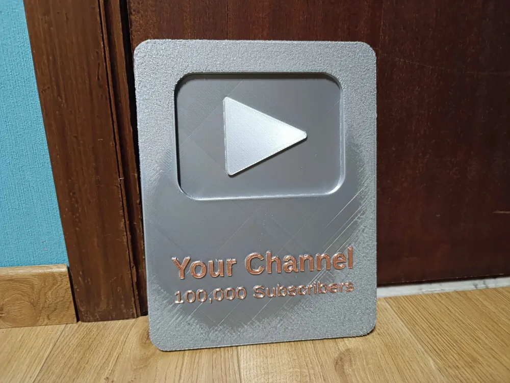 Customizable Playbutton - Free 3D Print Model - MakerWorld