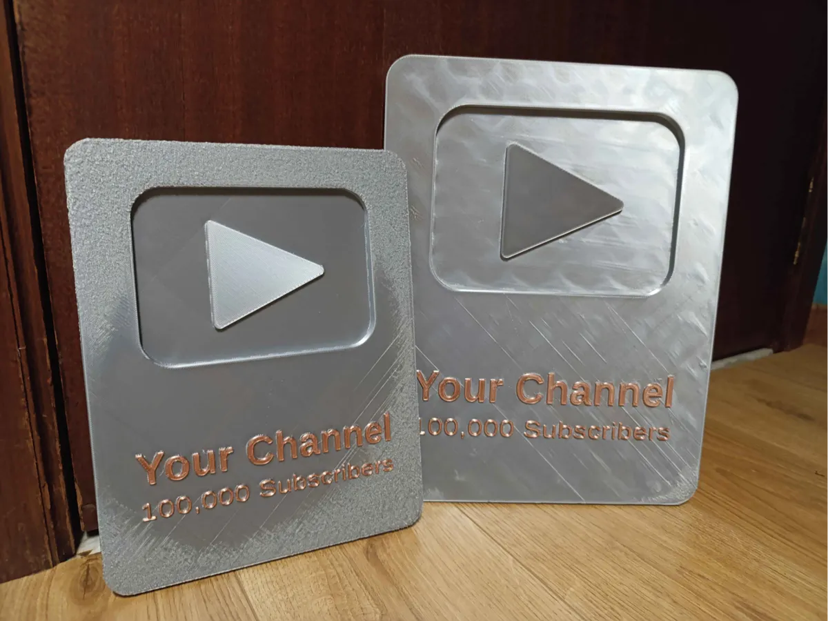 Customizable Playbutton - Free 3D Print Model - MakerWorld