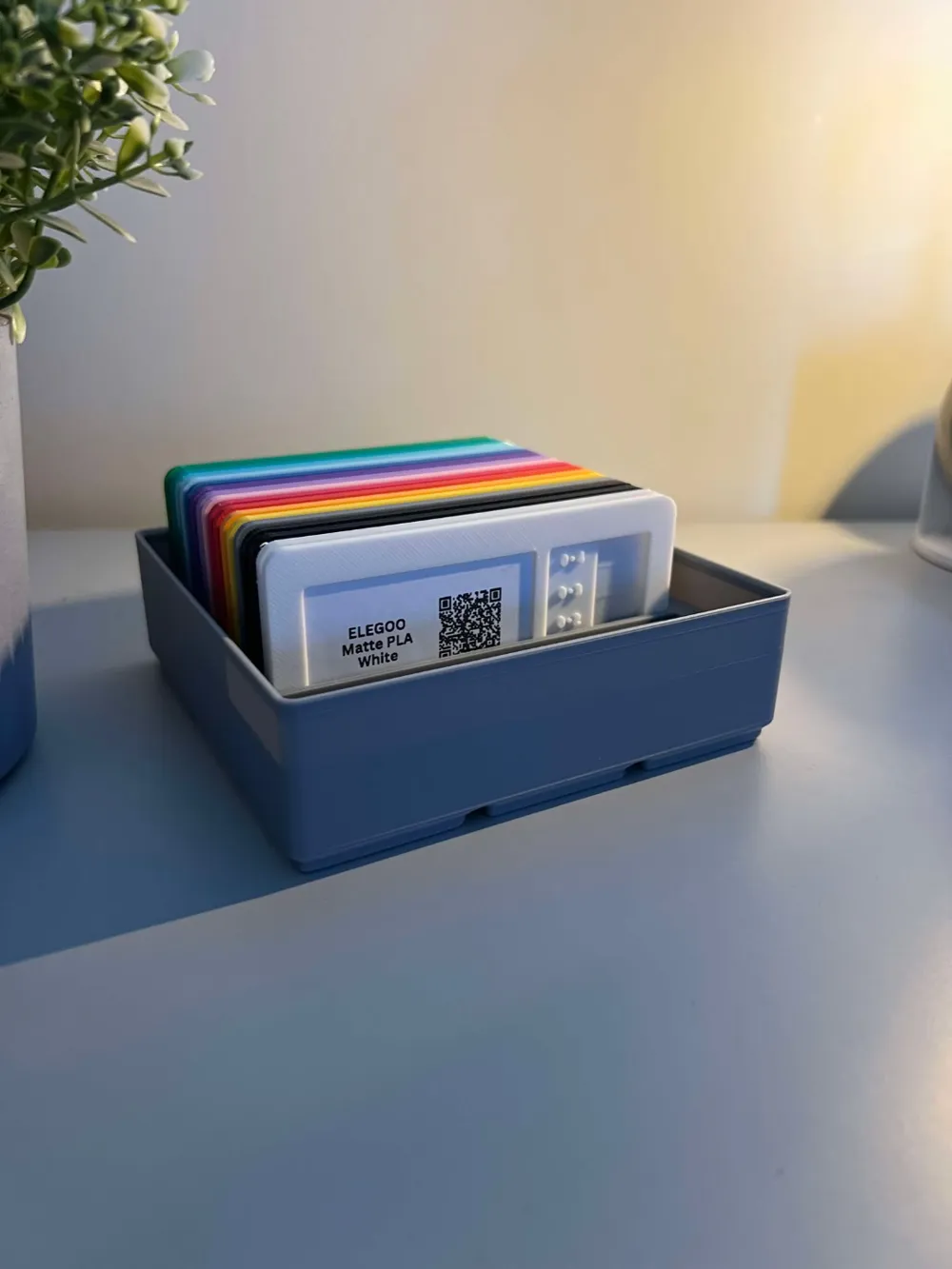 Gridfinity Filament Sample Card & Organiser by SirSnave - MakerWorld