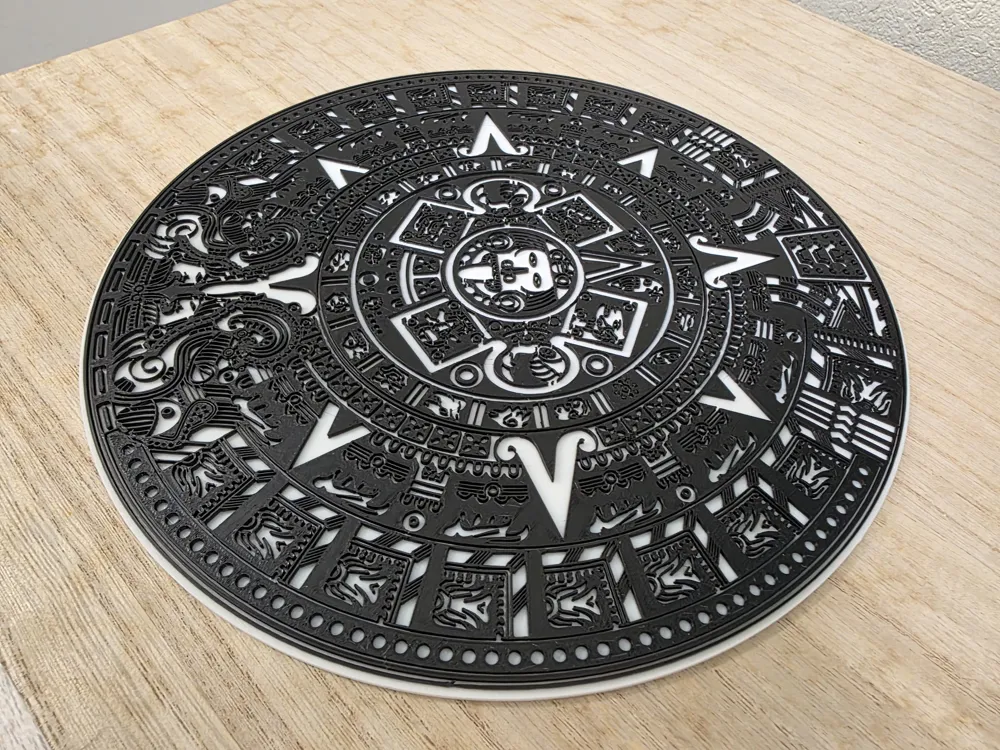 Aztec Calendar - Free 3D Print Model - MakerWorld
