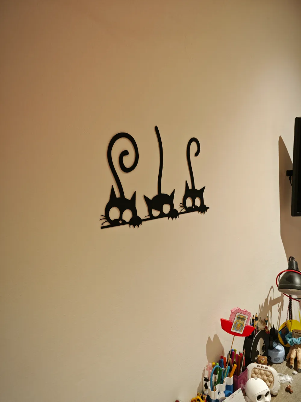 Cat wall decoration by Jan Stredula - MakerWorld