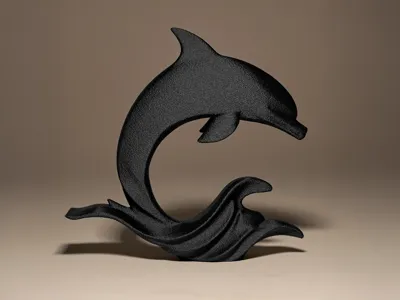 dolphin 3d print model download - MakerWorld
