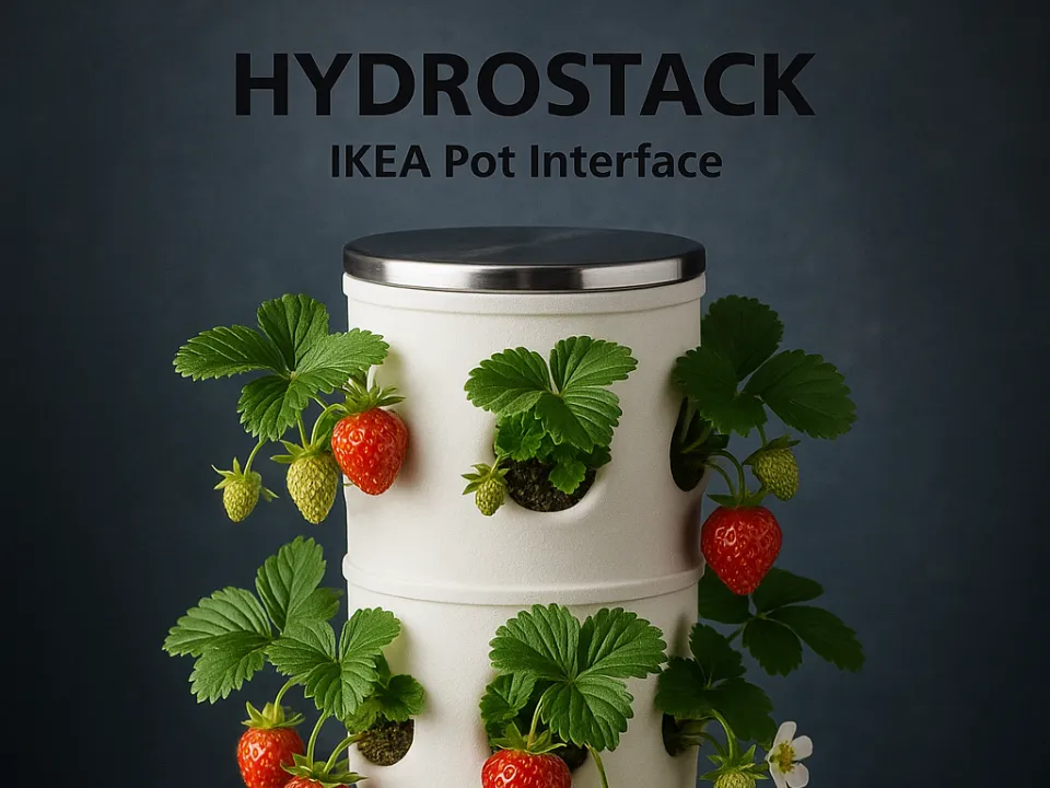 HYDROSTACK - Ikea Pot Interface by Sebastiano Mariuz MakerWorld: Download Free 3D Models