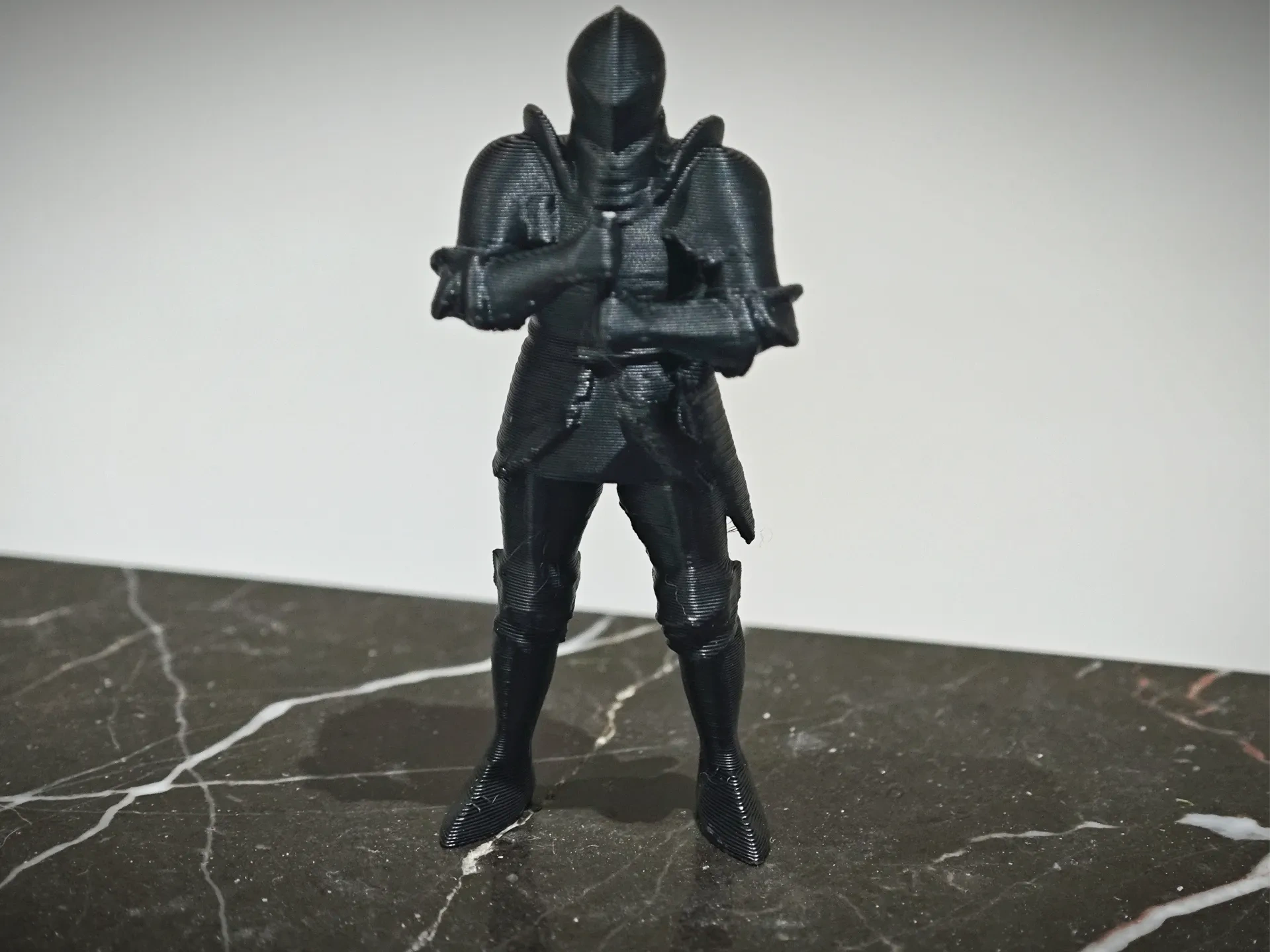 Armored Knight (only 6g filament) by AtamiSquare - MakerWorld