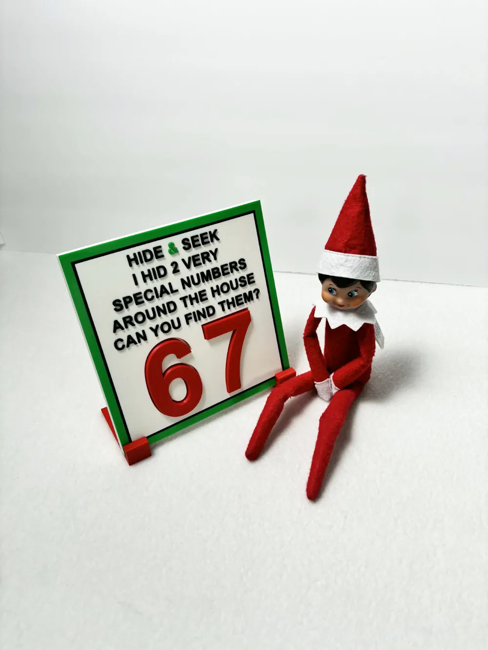 Elf on a shelf 67 Puzzle board - Free 3D Print Model - MakerWorld