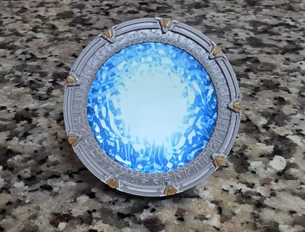 Stargate - Mini Portal - Free 3D Print Model - MakerWorld